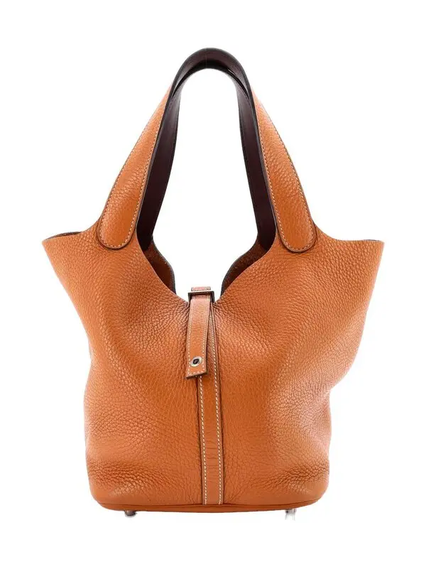 HERMES Picotin Lock Bag Clemence Mm - Toffee