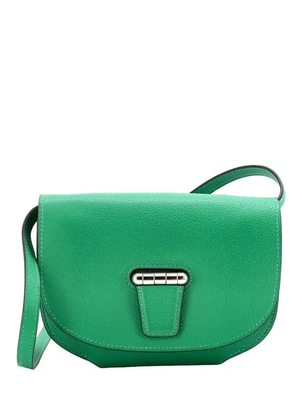 HERMES Convoyeur Crossbody Bag Evercolor Mini - Green