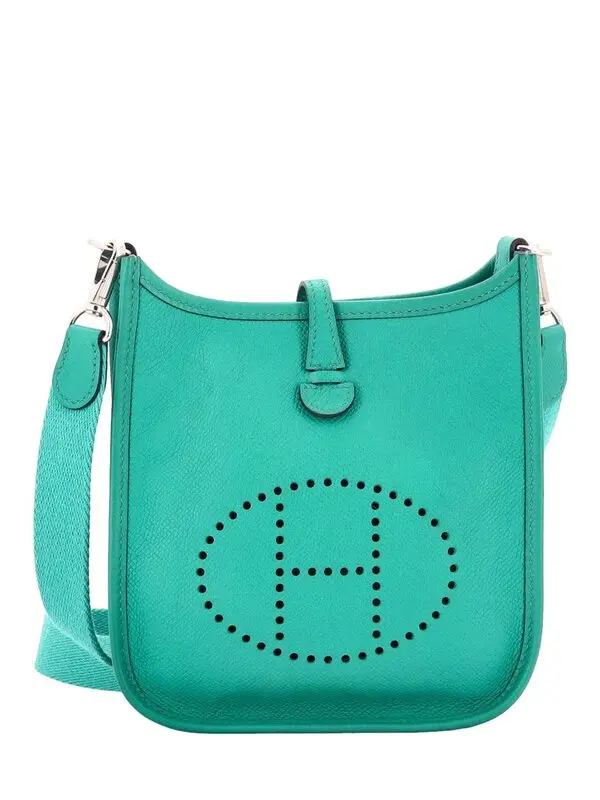HERMES Evelyne Bag Gen Iii Epsom Tpm - Bleu Paon