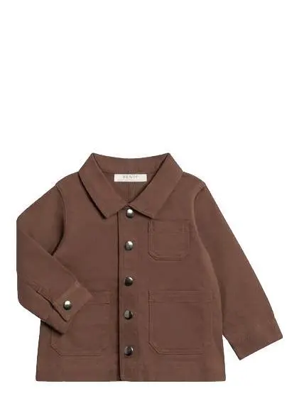 KENDI Denver Twill Chore Jacket - Chestnut