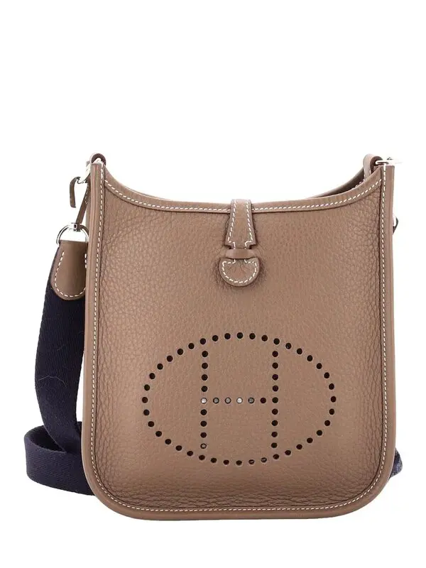 HERMES Evelyne Bag Gen Iii Clemence Tpm - Etoupe