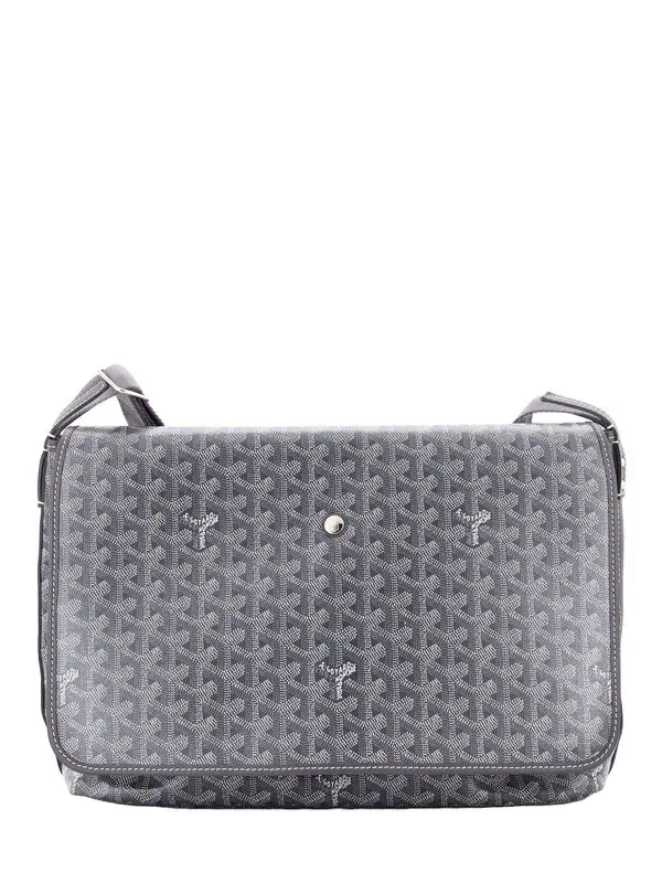 GOYARD Capetien Messenger Bag Coated Canvas - Gray