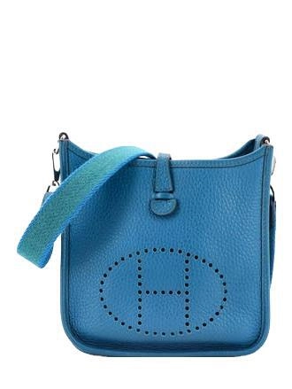 Hermès Evelyne Bag Gen Iii Clemence Tpm - Blue