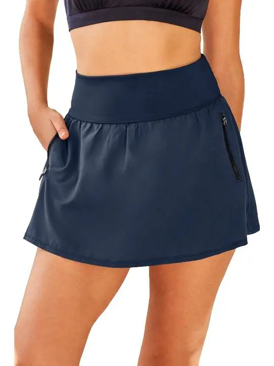 SWIM 365 Quick-dry Swim Skirt - Navy