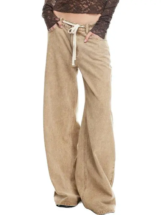 Lioness Muse Baggy Jeans - Camel