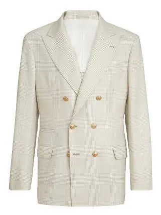 Brunello Cucinelli Prince Of Wales Deconstructed Blazer - Yuta