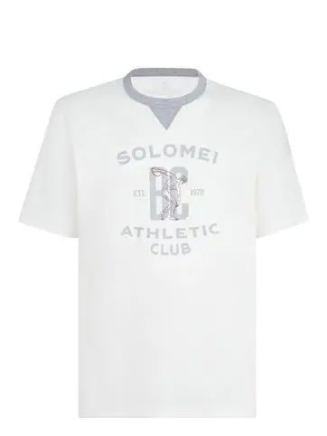 Brunello Cucinelli T-shirt With Print - Off-white