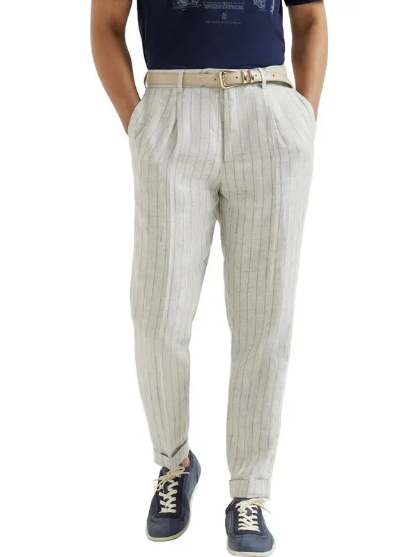 Brunello Cucinelli Twill Trousers - Yuta