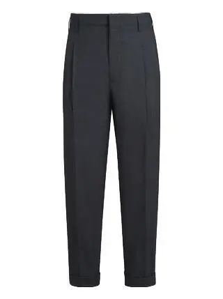 Brunello Cucinelli Virgin Wool Trousers - Anthracite