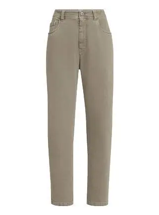 Brunello Cucinelli Baggy Tapered Trousers - Military