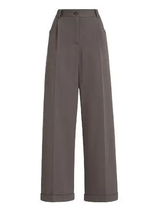Brunello Cucinelli Wide Track Trousers - Brown