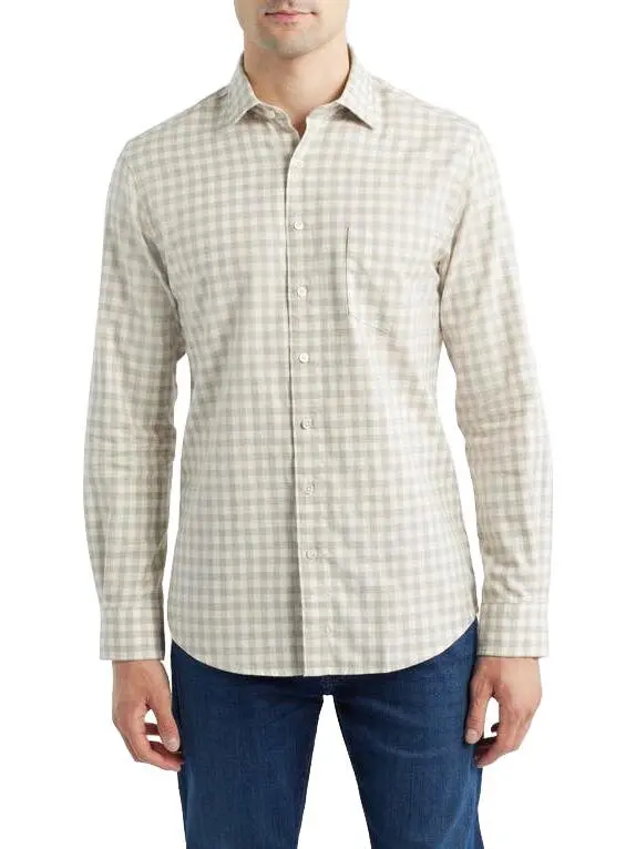 Rodd & Gunn Haydon Gingham Cotton Button-up Shirt - Straw