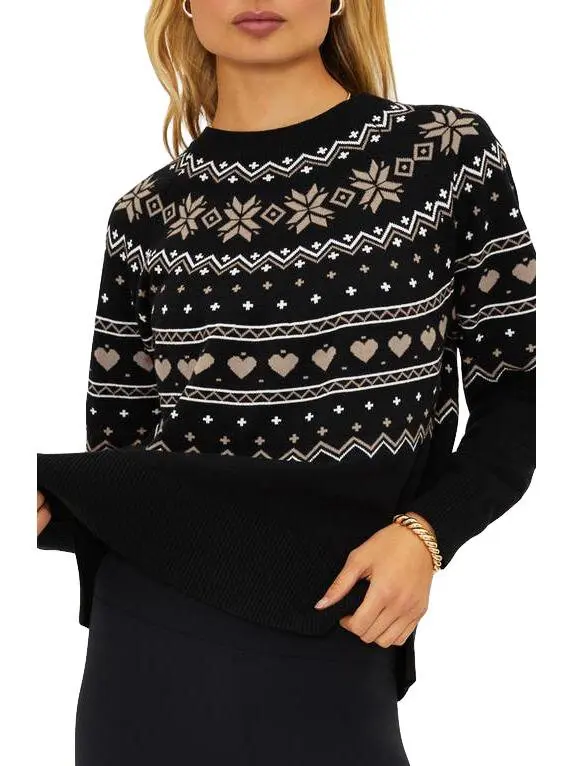 Beach Riot Elizabeth Sweater - Mystic Fairisle