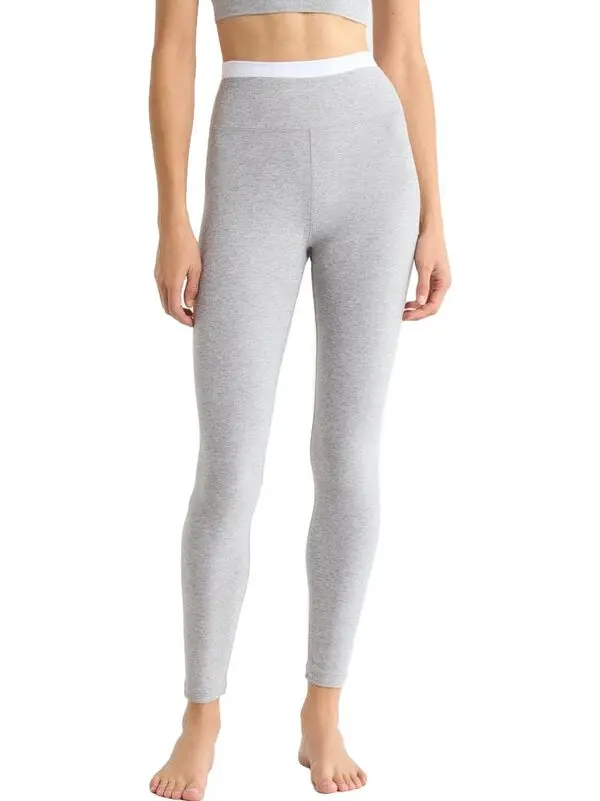 Beyond Yoga Space Dye High Waist Midi Leggings - Silver Mist