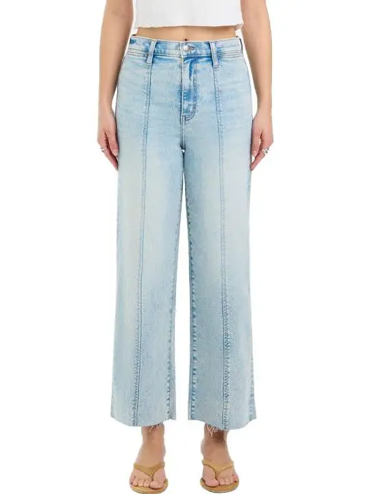 DAZE Pleaser High-waist Crop Jeans - Lovley