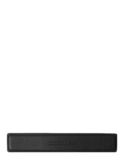 FPM MILANO Leather Luggage Handle - Black