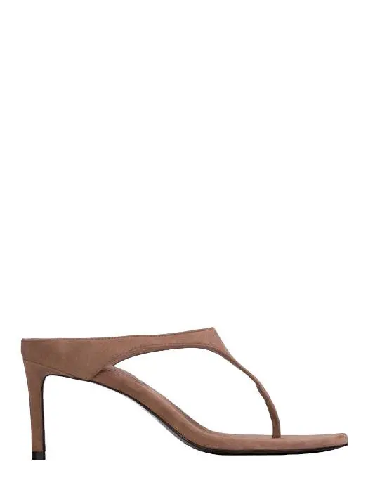 BLACK SUEDE STUDIO Laurel 65 Suede Mule - Taupe Suede