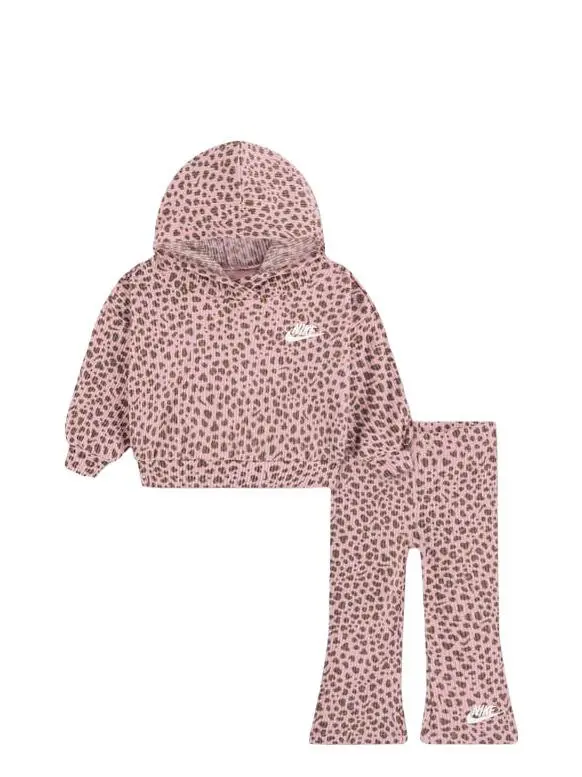 Nike Wild Warmth Rib Hoodie & Leggings Set - Medium Soft Pink