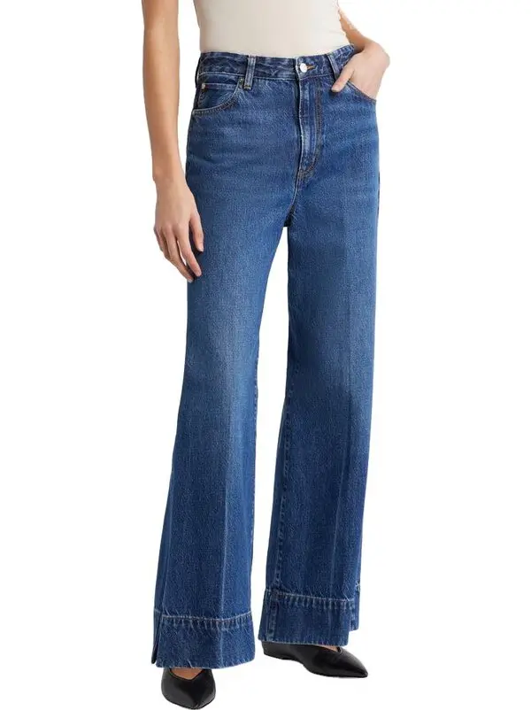 FRAME The Pixie Slice Flare Leg Jeans - Headliner