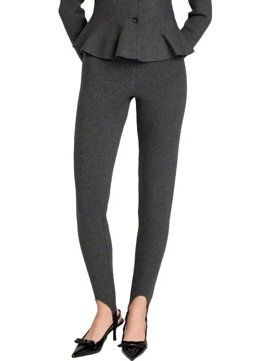 WAYF Brooklyn Stirrup Leggings - Charcoal