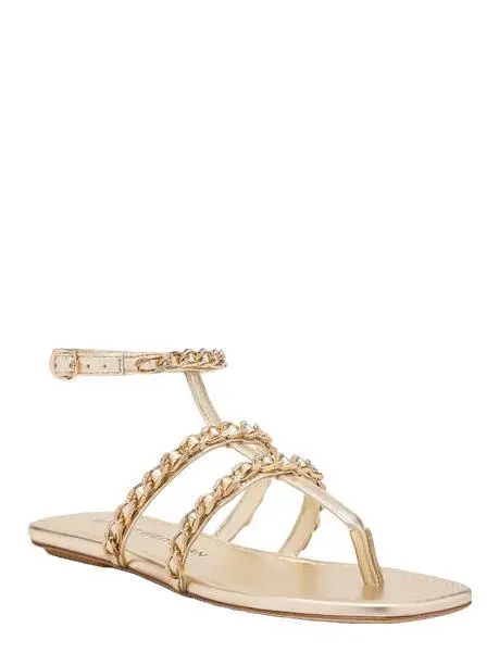 STUART WEITZMAN Soluxe Crystal Sandal - Platino