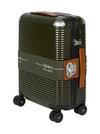FPM MILANO Bank Zip Deluxe Spinner 55s Suitcase - Moss Green