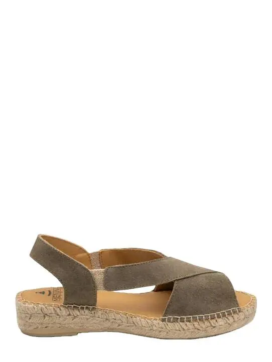 MENINA STEP Hampton Espadrille Sandal - Military Green