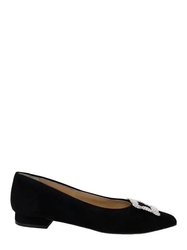 MENINA STEP Tiara Crystal Flat - Black Crystal