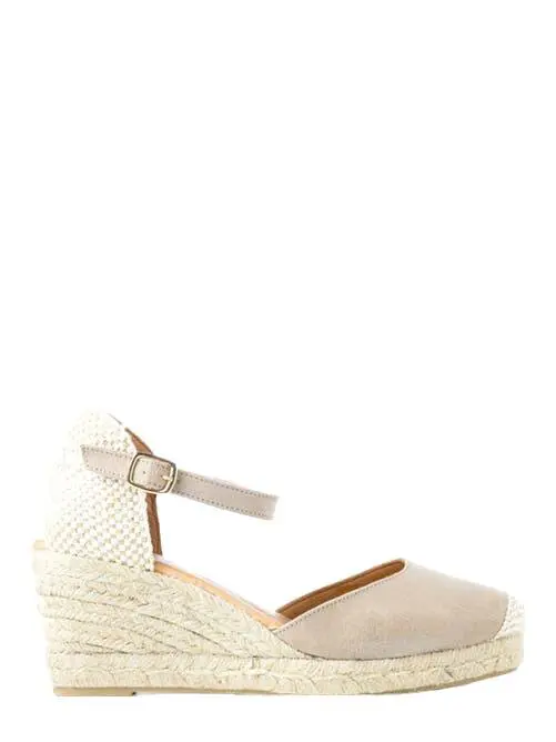 MENINA STEP Jimena Espadrille Wedge - Taupe