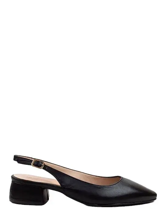 MENINA STEP Berta All Slingback Flat - Black