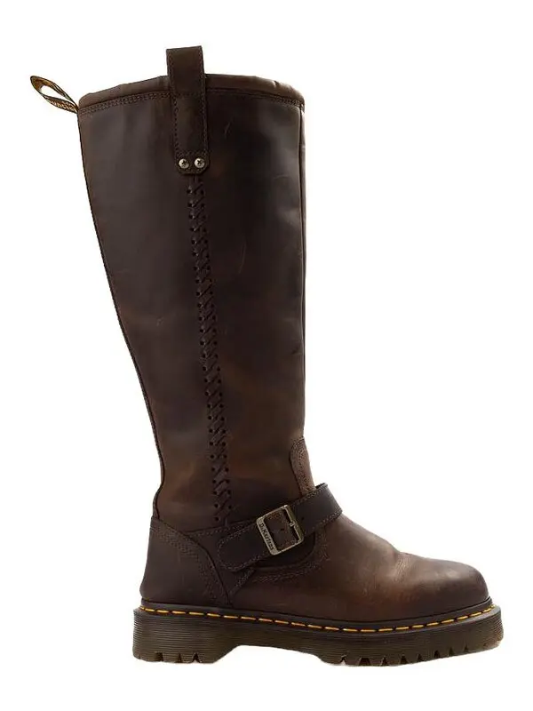 Dr. Martens Anistone Knee High Boot - Dark Brown