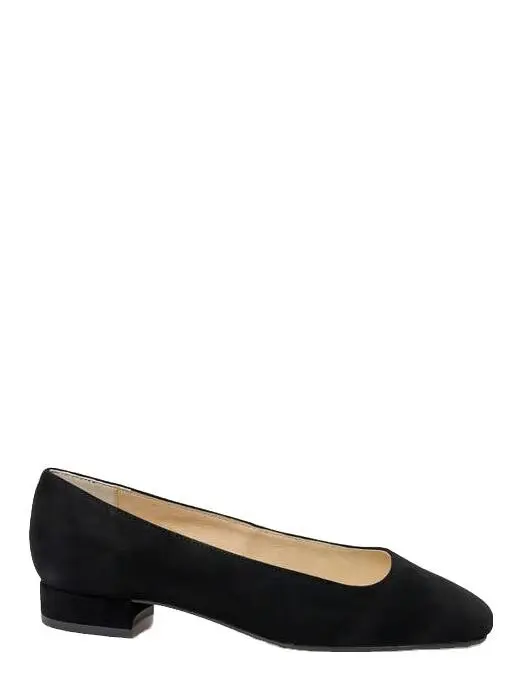 MENINA STEP Leticia Leather Ballet Flat - Black