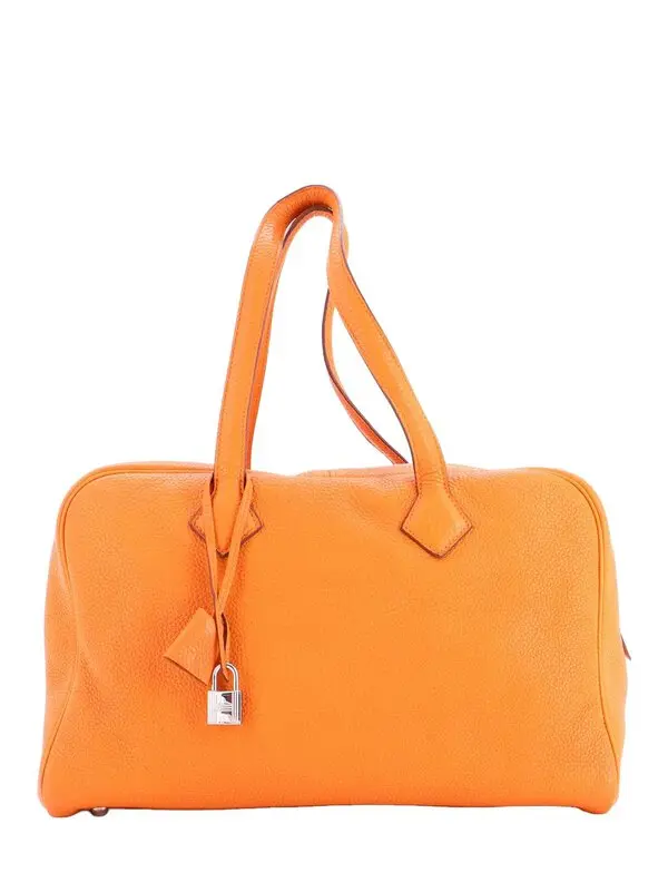HERMES Victoria Ii Bag Clemence 35 - Orange H