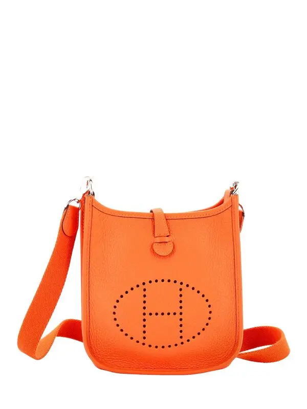 HERMES Evelyne Bag Gen Iii Clemence Tpm - Feu