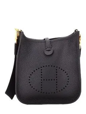 Hermès Evelyne Bag Gen Iii Clemence Tpm - Black