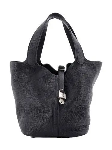 Hermès Picotin Lock Bag Clemence Mm - Black