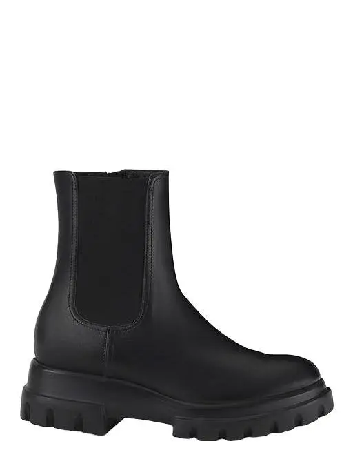 Agl Chunky Beat Water-resistant Suede Ankle Boots - Black