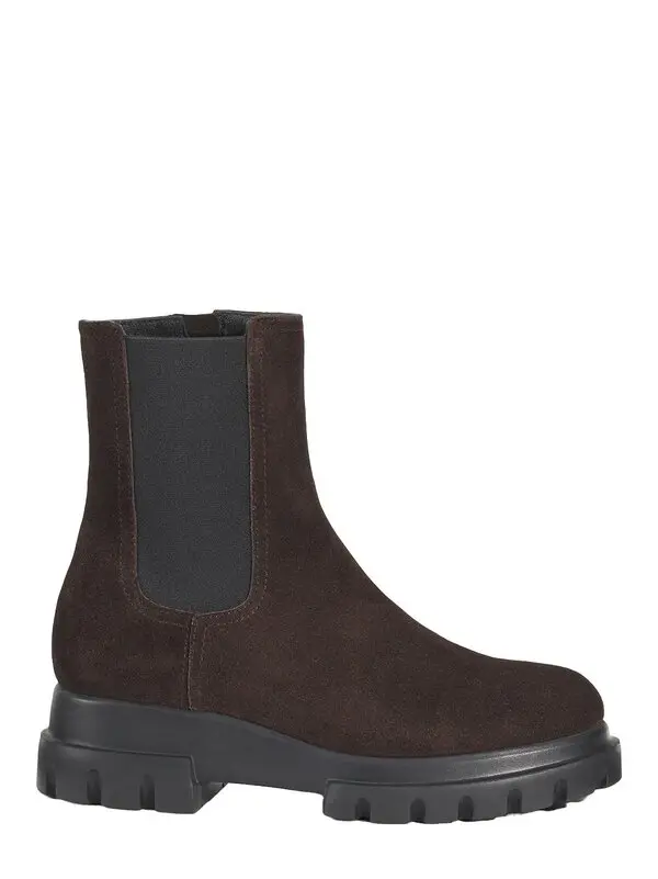 Agl Chunky Beat Water-resistant Suede Ankle Boots - Testa Di Moro