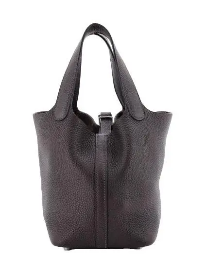 Hermès Picotin Lock Bag Clemence Pm - Brown