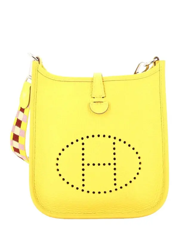 HERMES Evelyne Bag Gen Iii Clemence Tpm - Lime