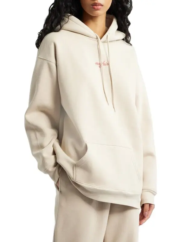 THE MAYFAIR GROUP Graphic Hoodie - Taupe