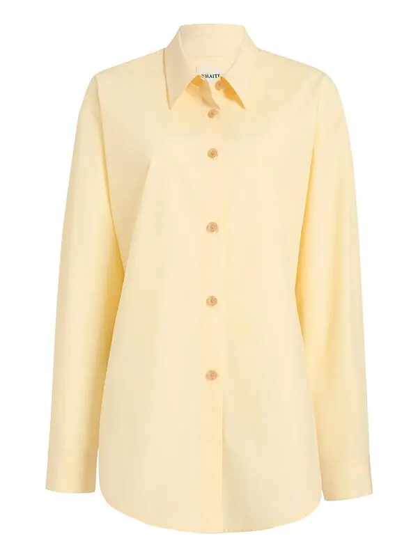 Khaite Goya Top - Pale Yellow