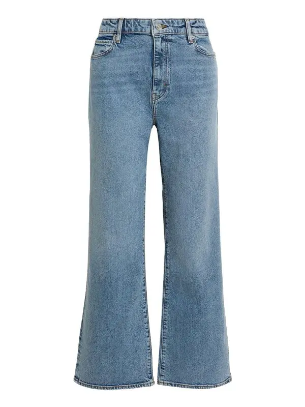 FRAME The Pixie Arrow High-rise Bootcut Jeans - Light Denim