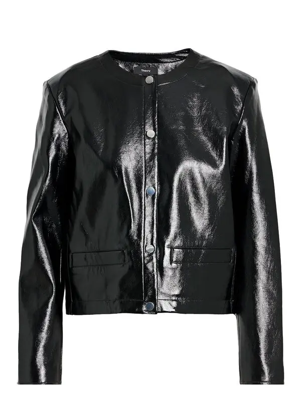 Theory Glossed Jacket - Black