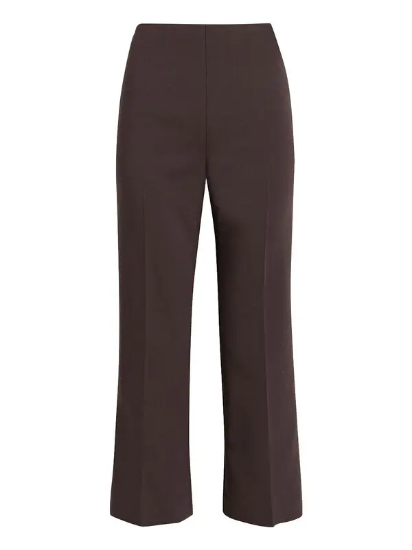 Theory Woven Kick-flare Pants - Chocolate