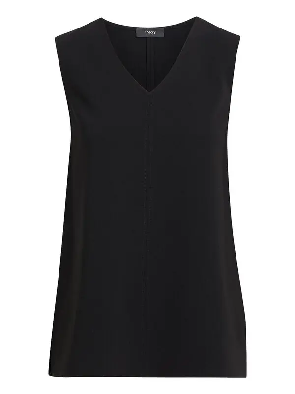 Theory Crepe Top - Black