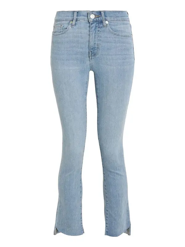 FRAME Le High Straight High-rise Slim-leg Jeans - Light Denim