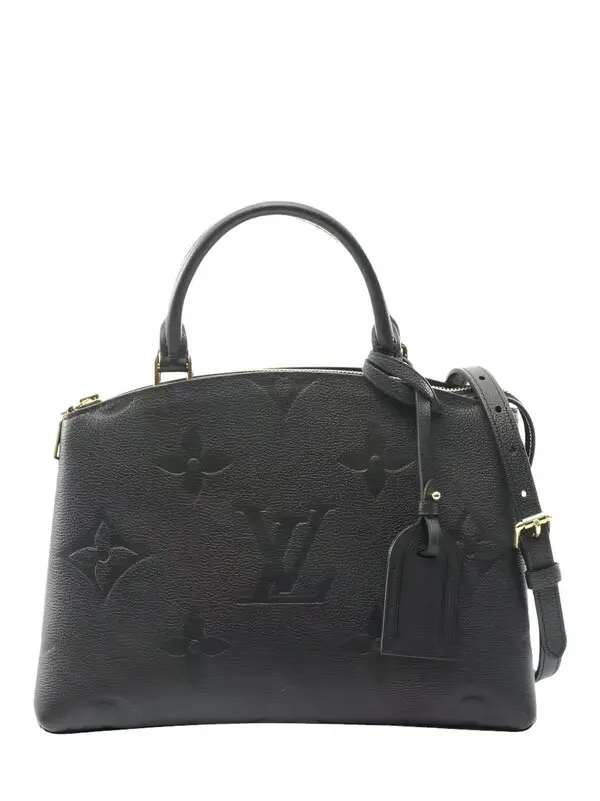 LOUIS VUITTON 2021 Pm Petit Palais Monogram Tote Bag - Black