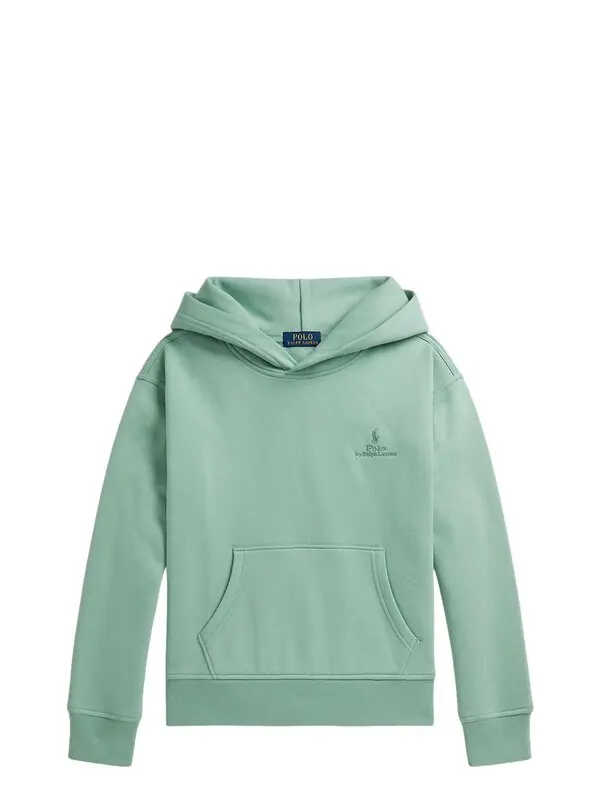Ralph Lauren Oversized Logo Fleece Hoodie - Celadon