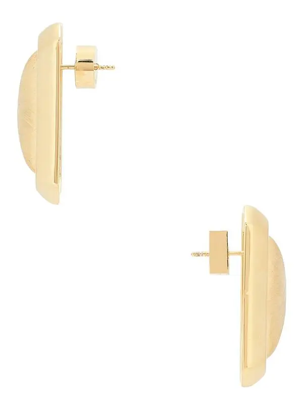 Jacquemus Les Pendants Carre Earrings - Gold